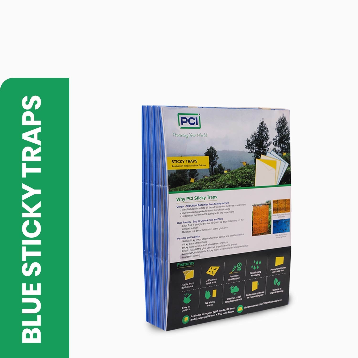 Shop Blue Sticky Traps for Insects | PCI HiCare